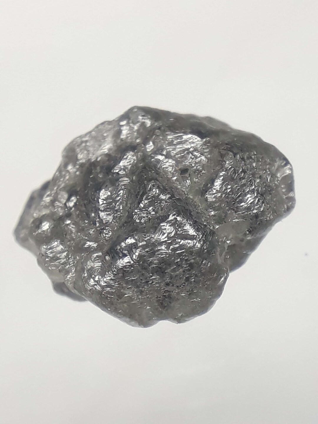 1.60 Ct,antique Steel Grey Color Rough Diamond Natural Loose Diamond ...