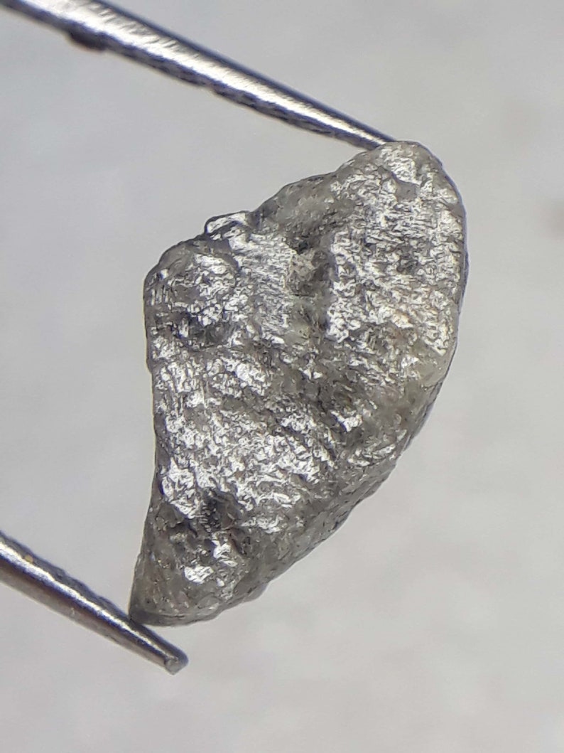 3.20 Ct Natural Uncut Grey Diamond: Raw Rough Diamond for Jewelry - Etsy