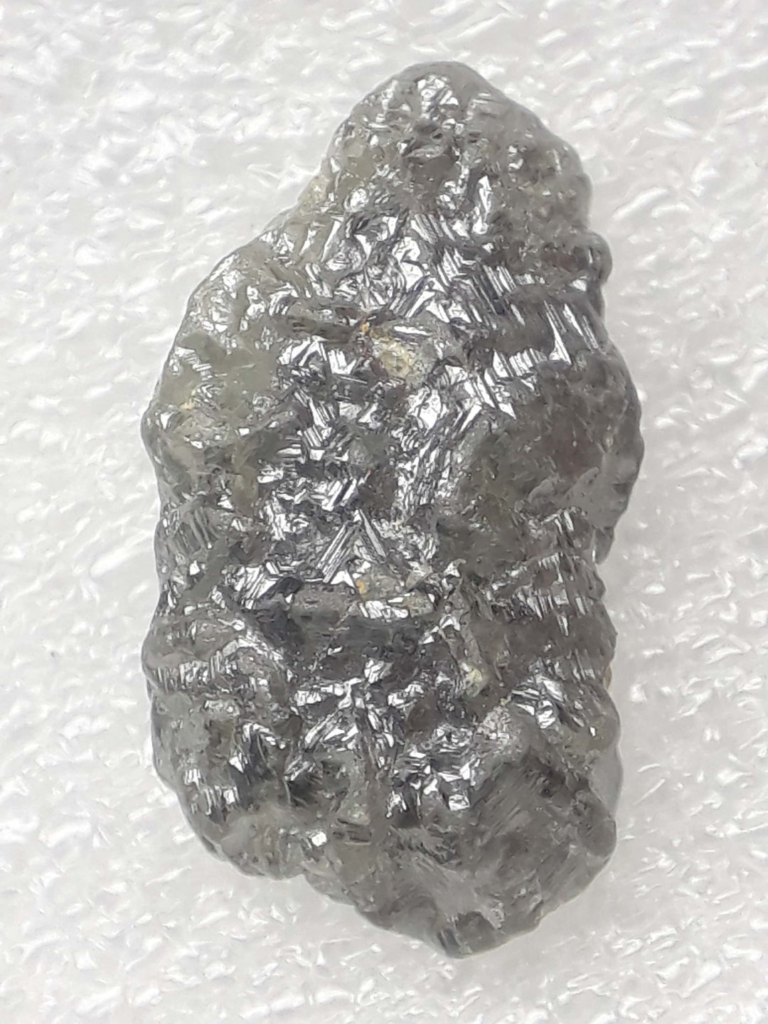 6.77 CT, Natural Big Size Diamond, Loose Gray Color Diamond, Beautiful ...