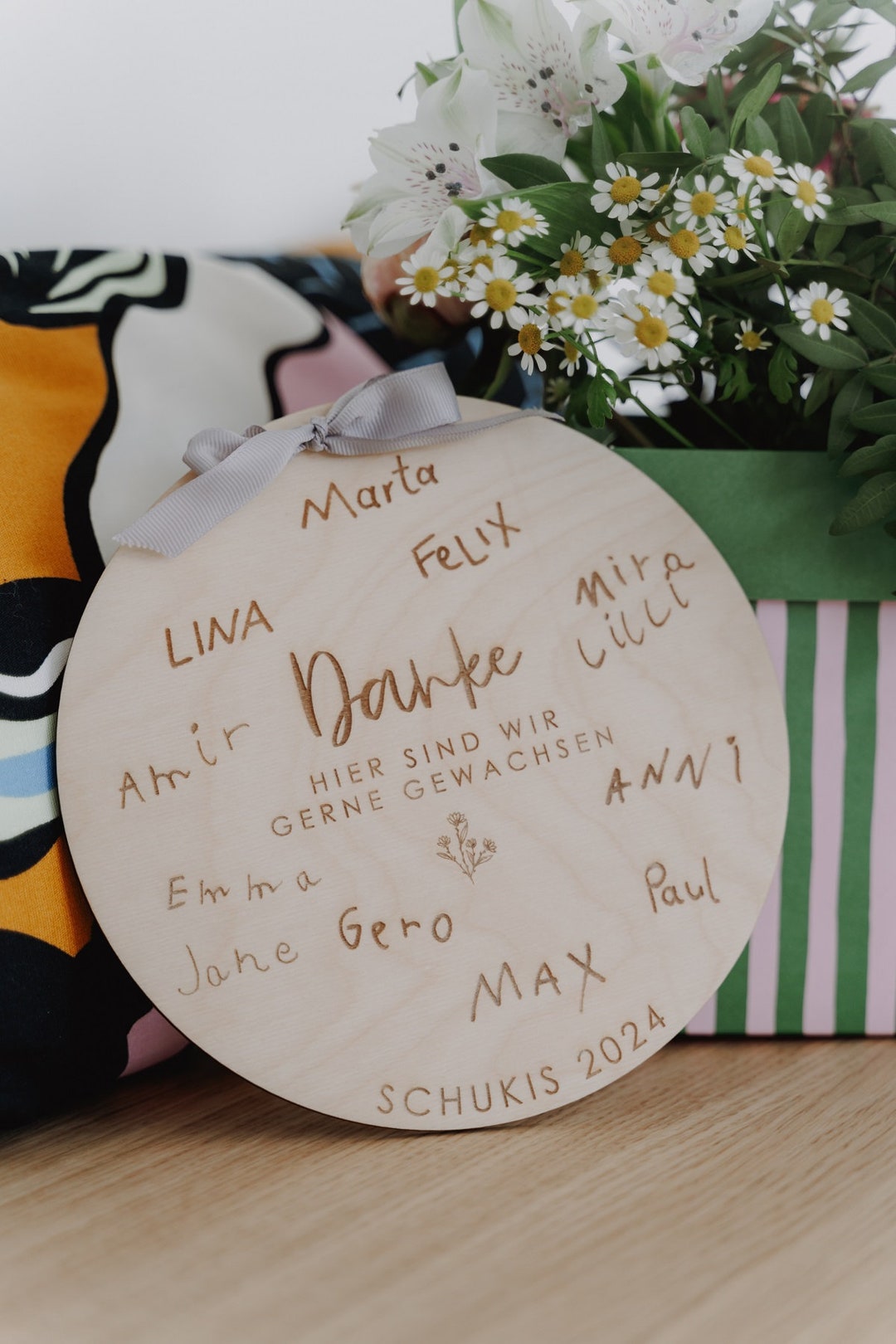Farewell Board With Children's Names for Educators / Childminders Made ...