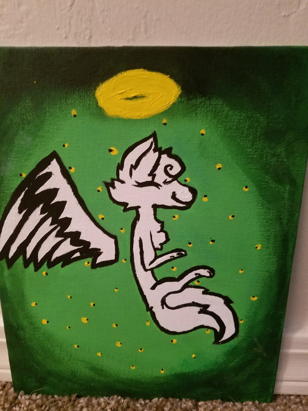White Angel Cat - Etsy