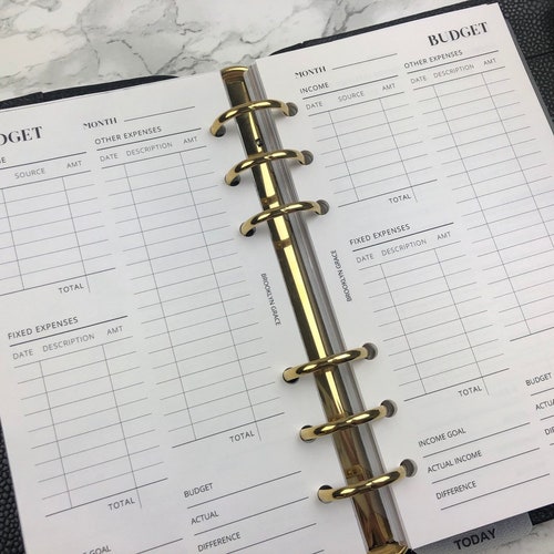True A6 PRINTABLE Budget Planner Insert | Etsy