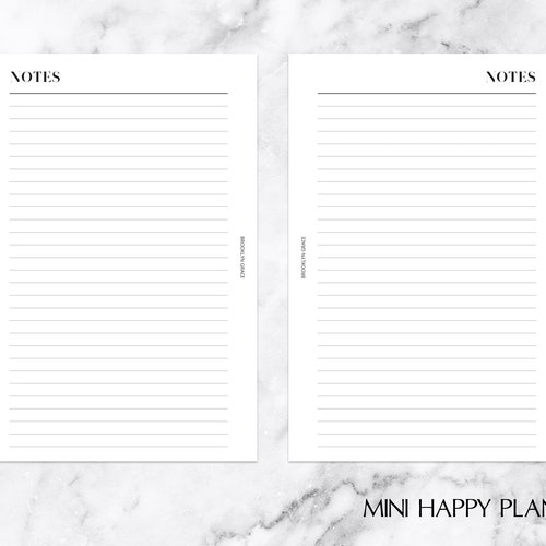 Mini HP PRINTABLE Quadrant to Do List Planner Insert - Etsy