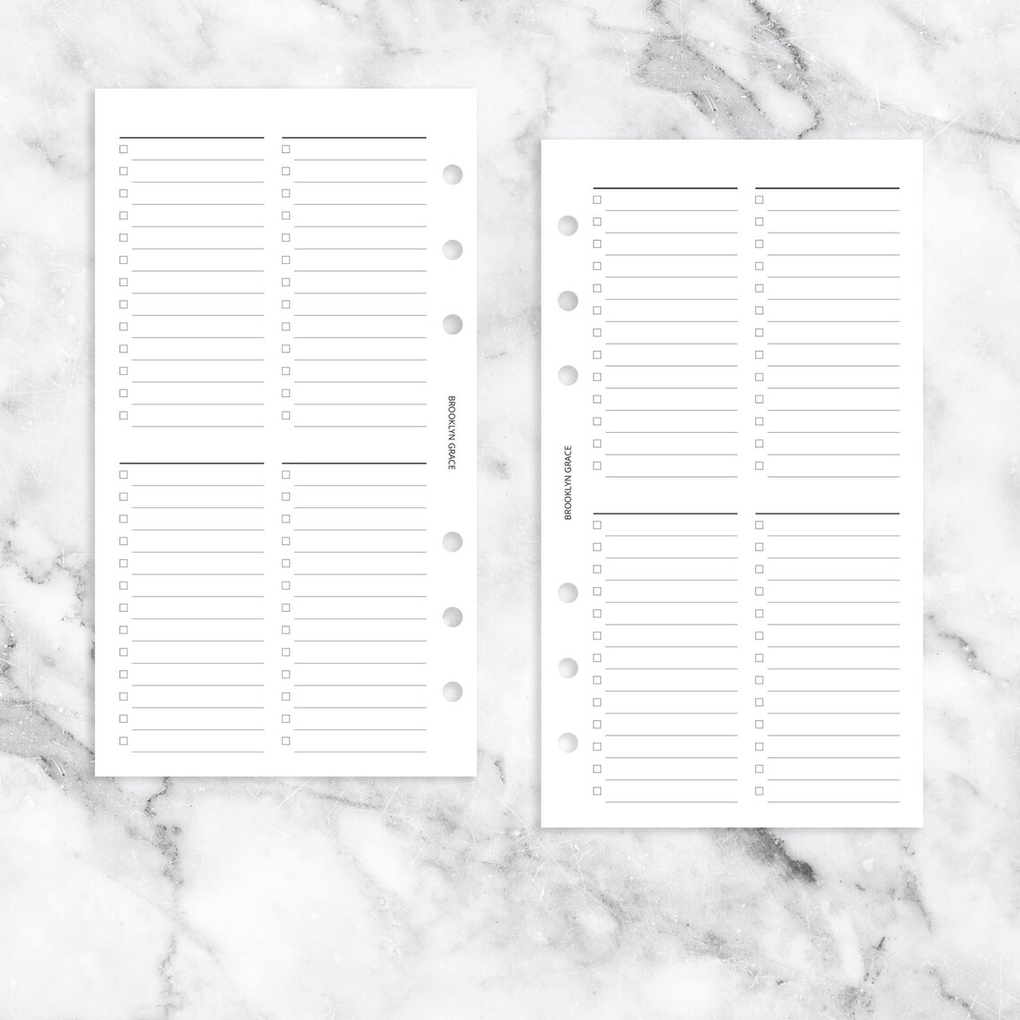 Personal PRINTABLE Quadrant to Do List Planner Insert - Etsy