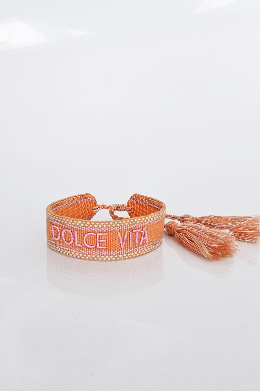 Embroidered Statement Canvas Bracelet Dolce Vita! Woven Bracelet With ...