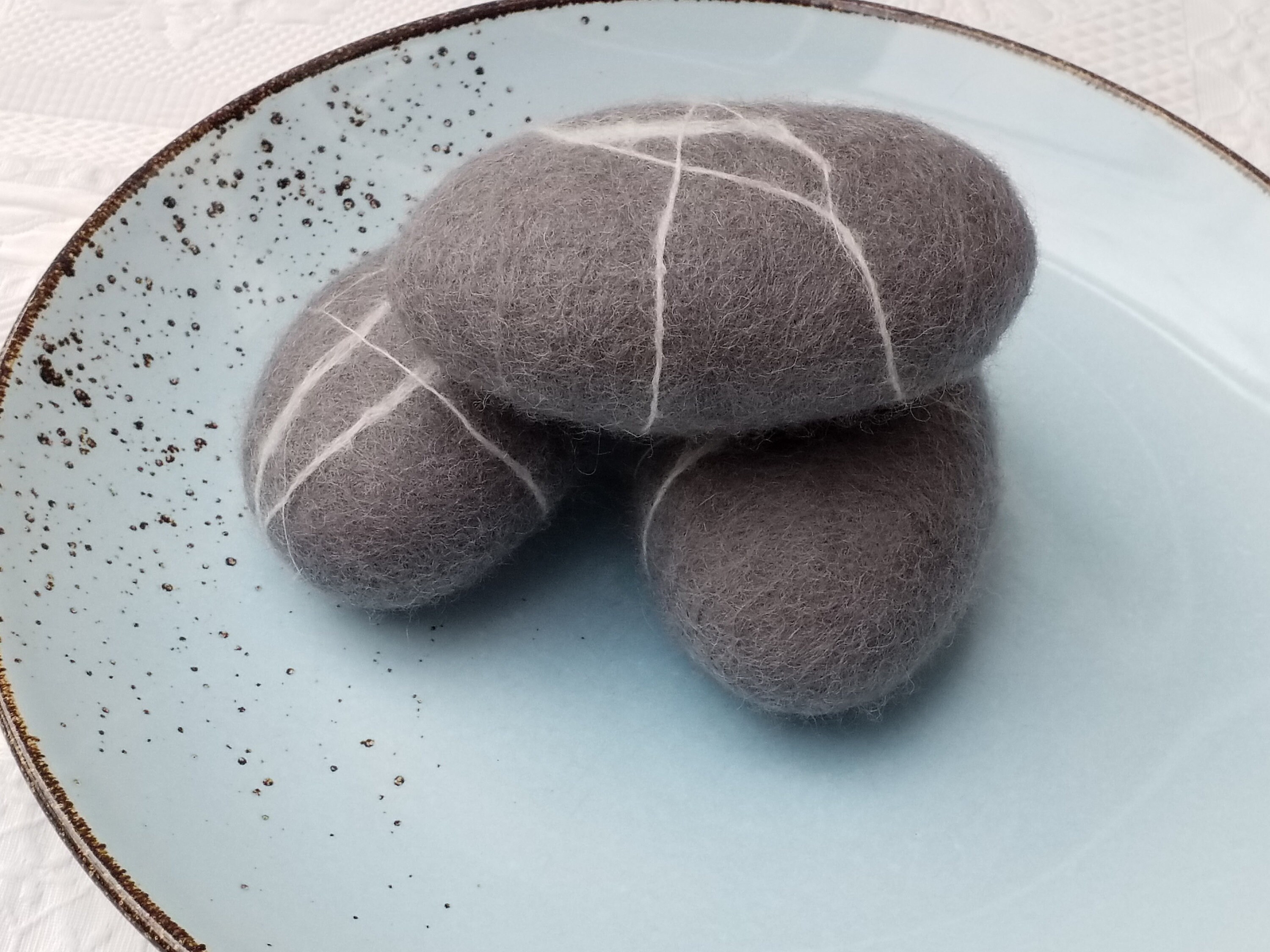 Filzsteine Kieselsteine Aus Wolle Filz Gefilzt Geschenk - Etsy