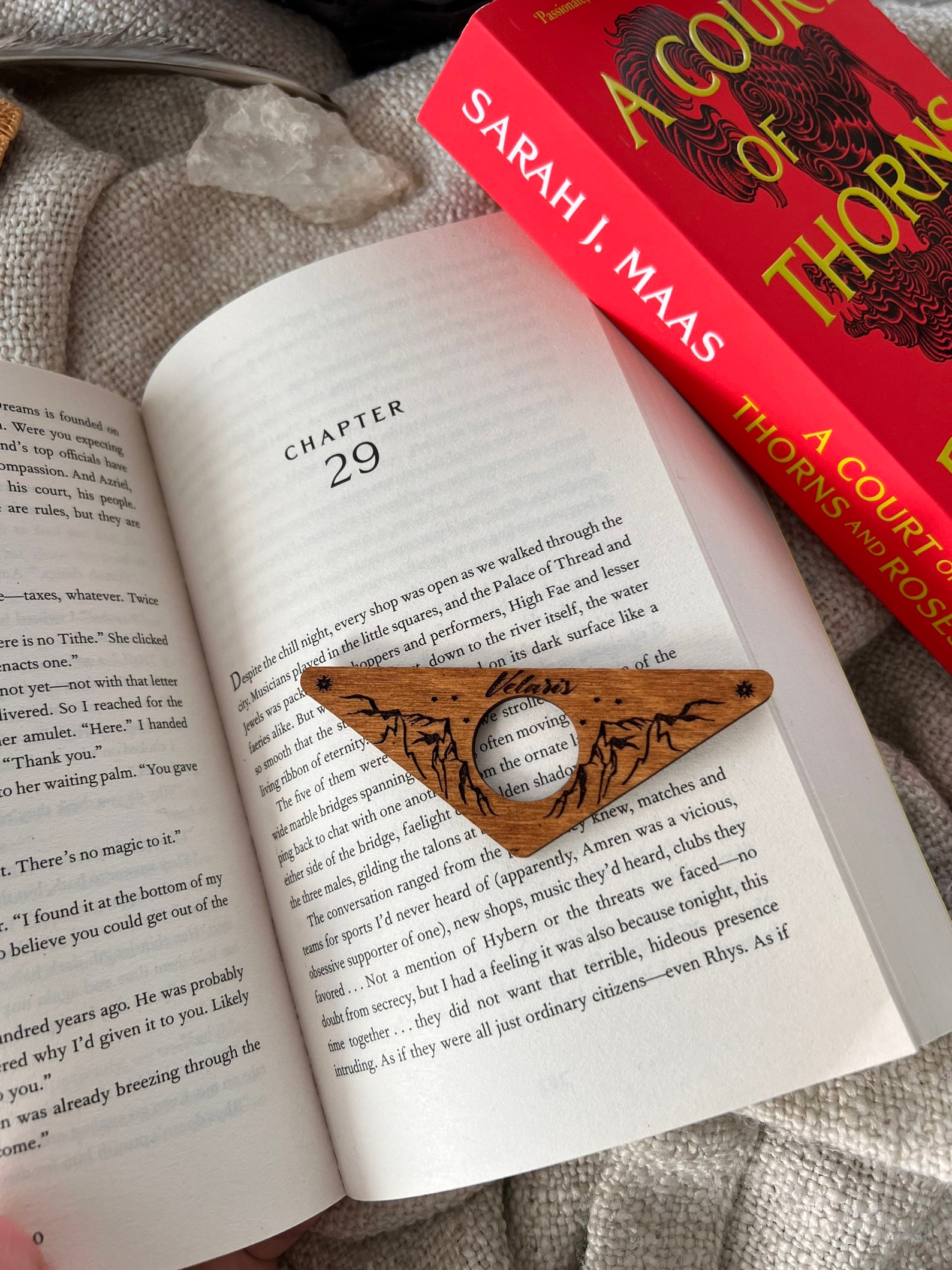 Book Page Holder Thumb Page Holder Book Holder Bookworm Laser Engraved ...