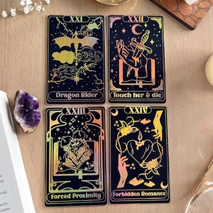 Book Tropes Tarot Cards, TBR Cards,bookish Merch, Book Trope, Book ...