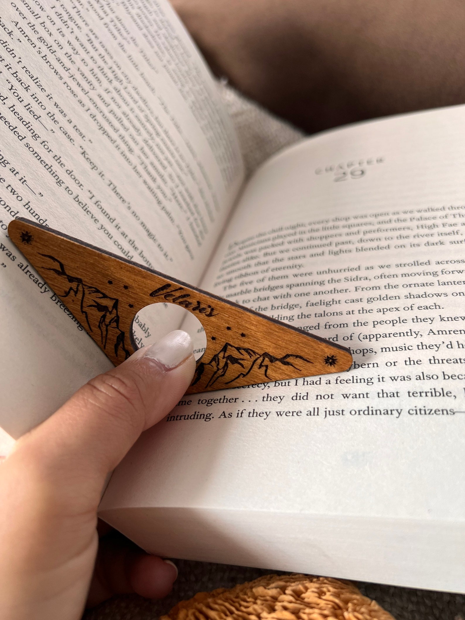 Book Page Holder Thumb Page Holder Book Holder Bookworm Laser Engraved ...
