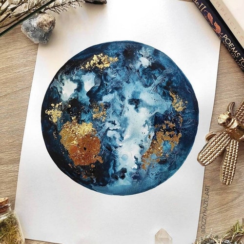 Custom Moon With the Color of Your Choice Custom Fullmoon - Etsy