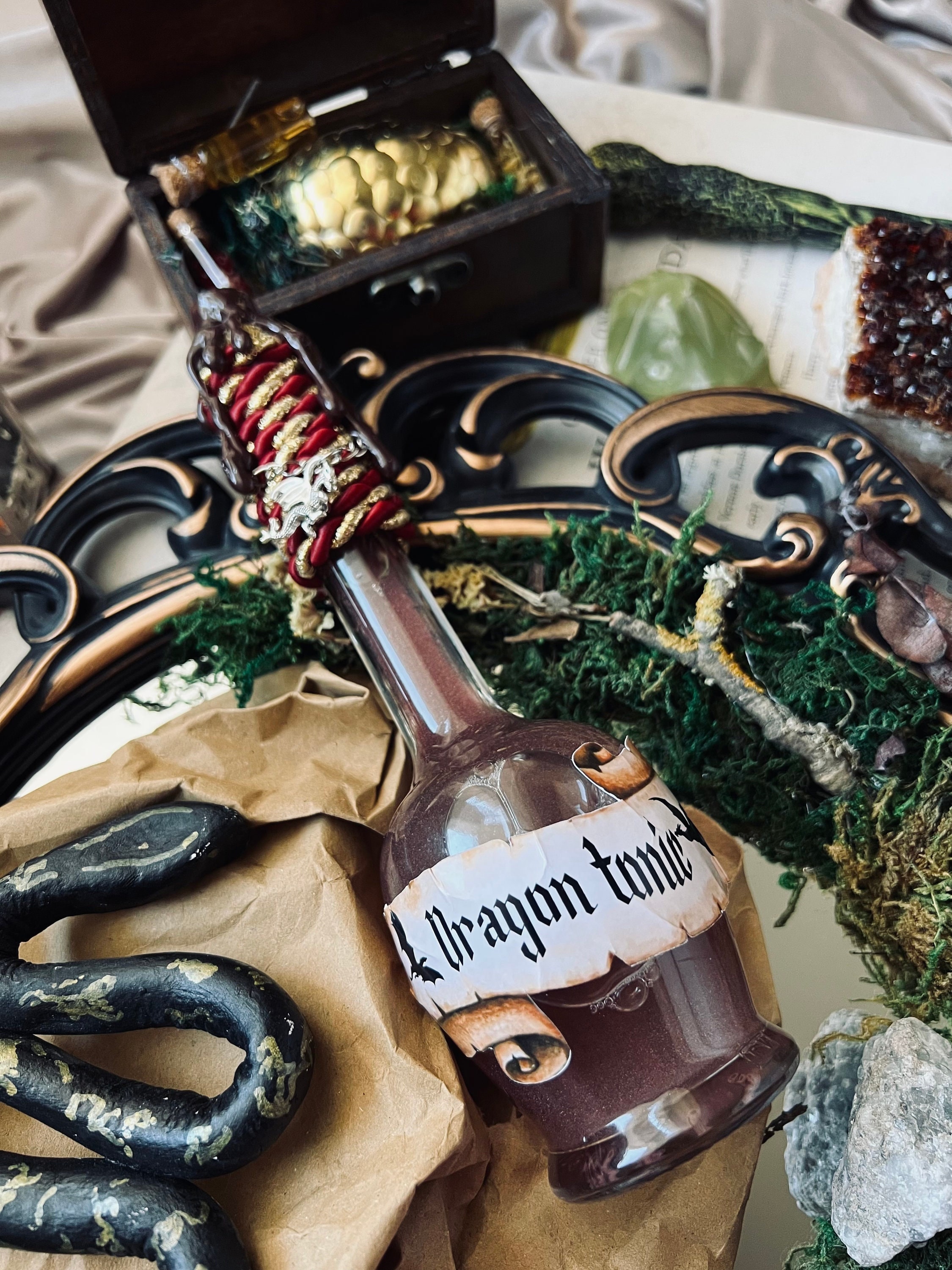 Collectible Glass - Magical Witchy Decor Replica Potion Bottles ...