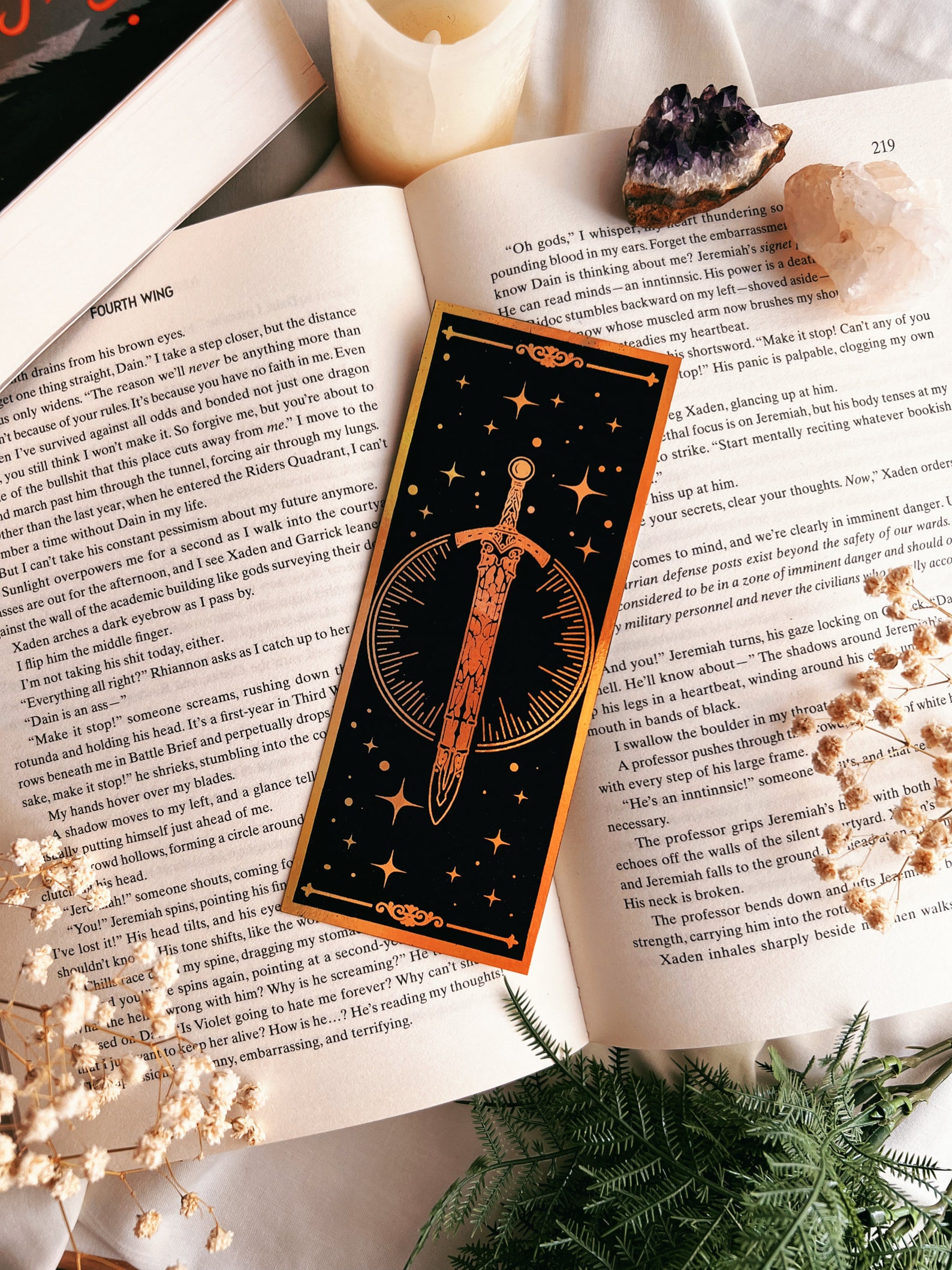 Set of 3 Holographic Bookmarks, Dragon Bookmarks, Fantasy Bookmarks ...