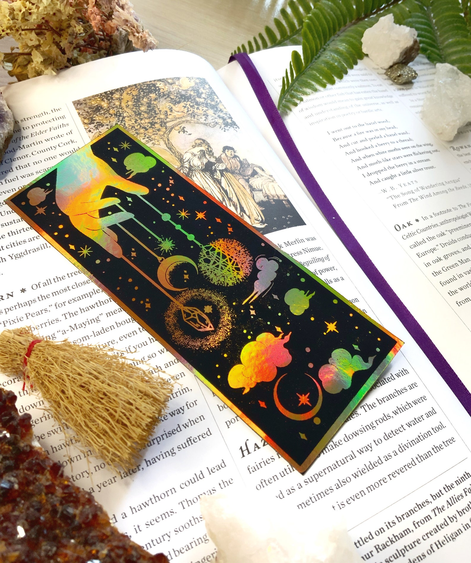 Bookmarks Set of 3 (450gsm) | Illustrated Bookmarks | Magical Bookmarks ...
