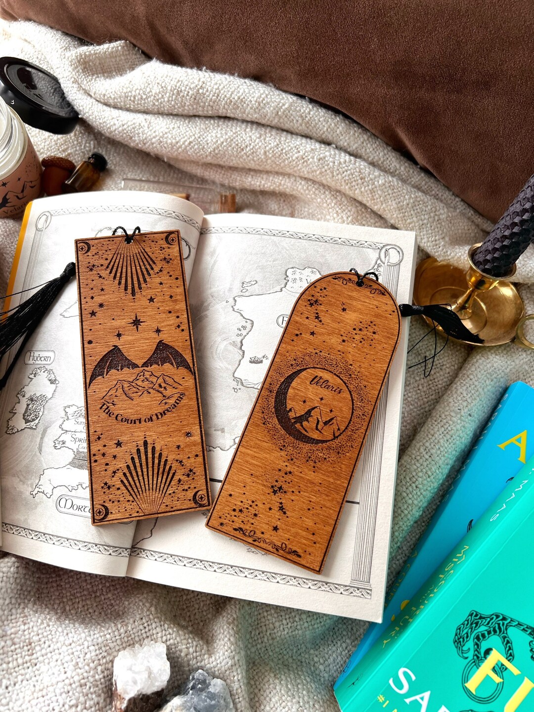 Bookish Wooden Bookmarks, Bookish Merch, Bookmarks, Woodmarks, Bookish ...