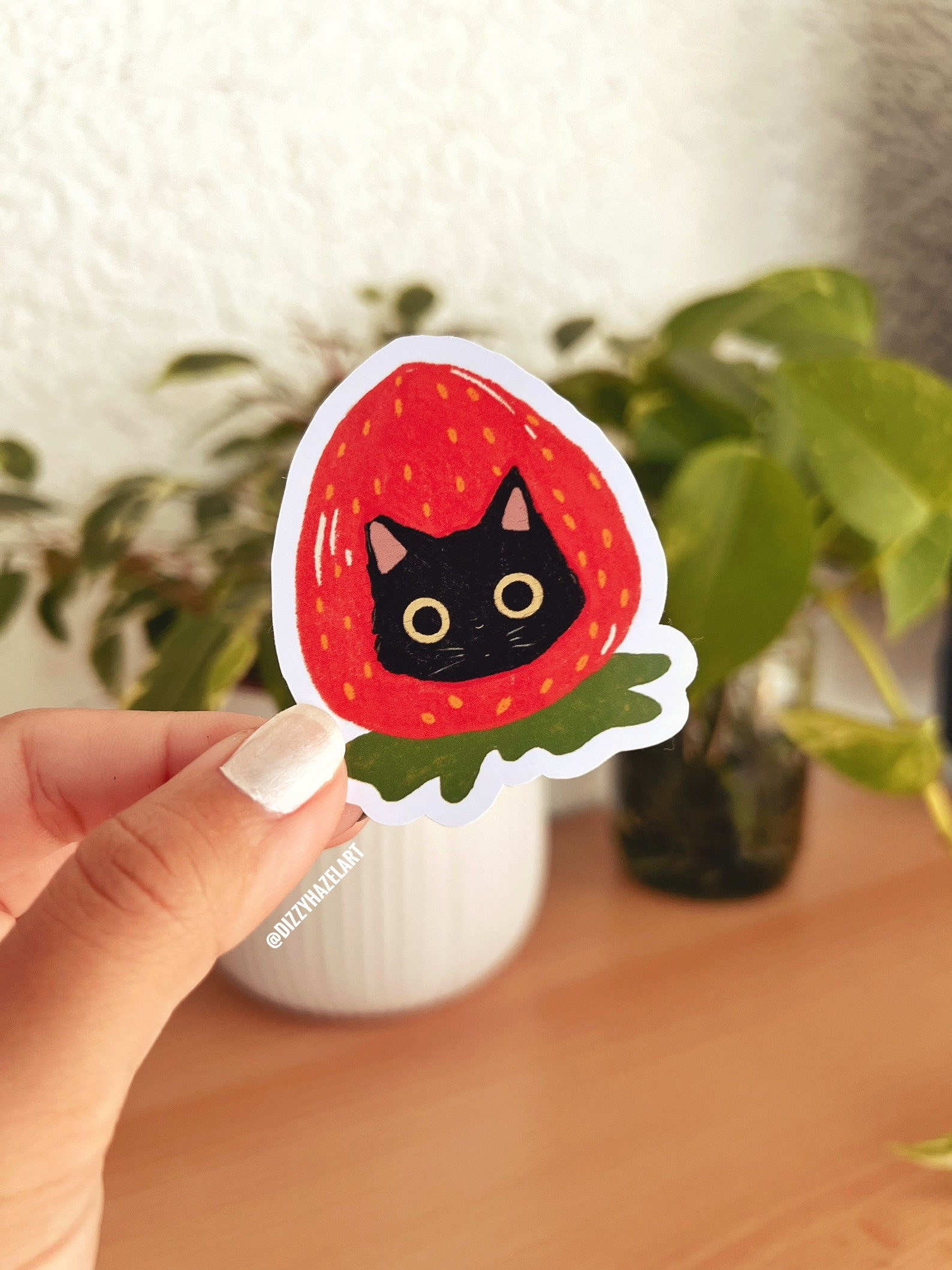 Salem the Cat Cute Cottage Core Sticker Journal and Planner - Etsy