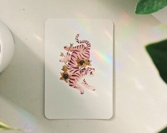 Postcard Tiger - Etsy