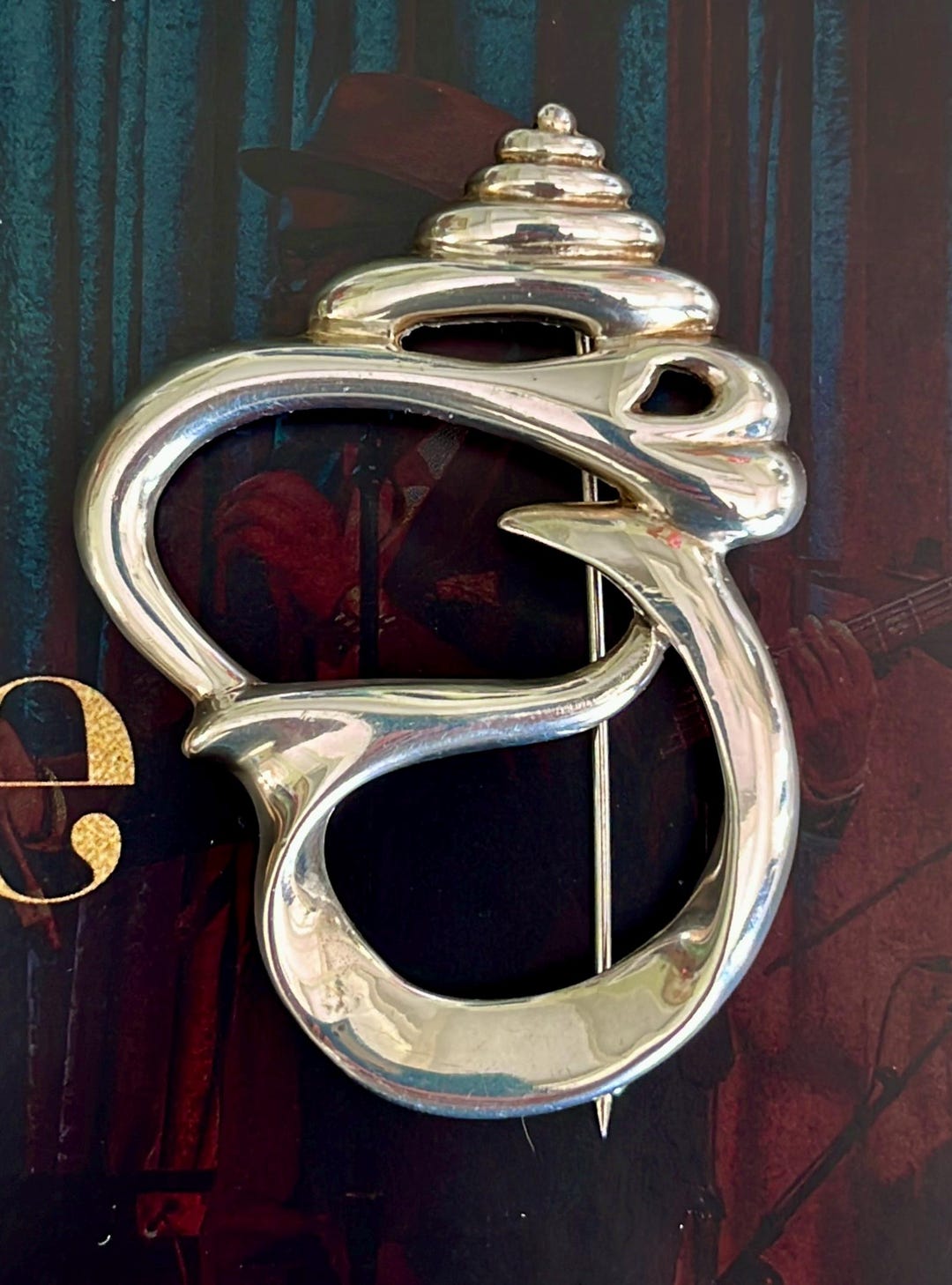 Vintage Sterling Silver Large Signed Mexico Conch Skeleton Seashell ...