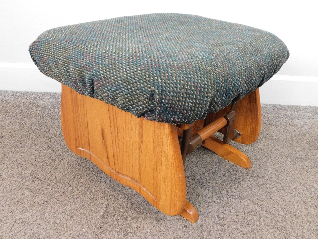 Danish Modern Swinging Glider SLIDE Rocking Stool Footstool Ottoman ...