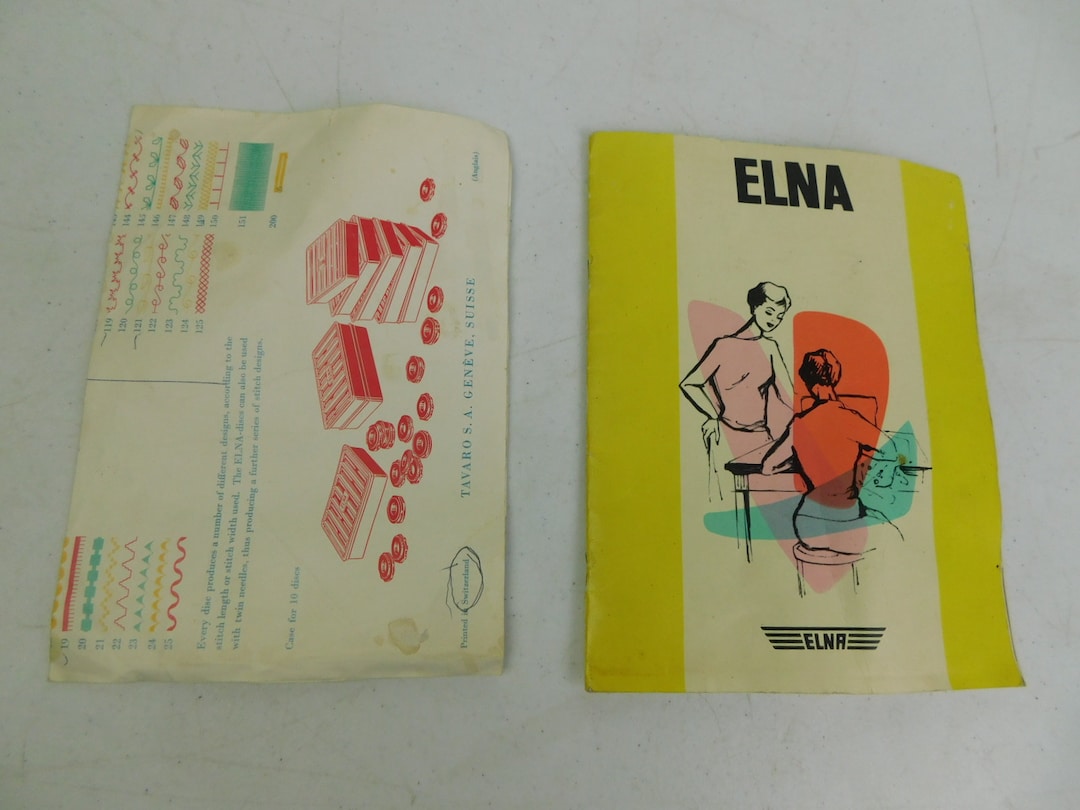 ELNA Sewing Machine Supermatic and Plana Instant Digital Download W ...