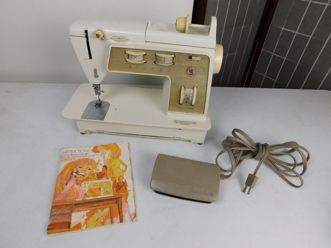 1970s Vtg Singer Sewing Machine 750 Golden Touch&sew Deluxe - Etsy