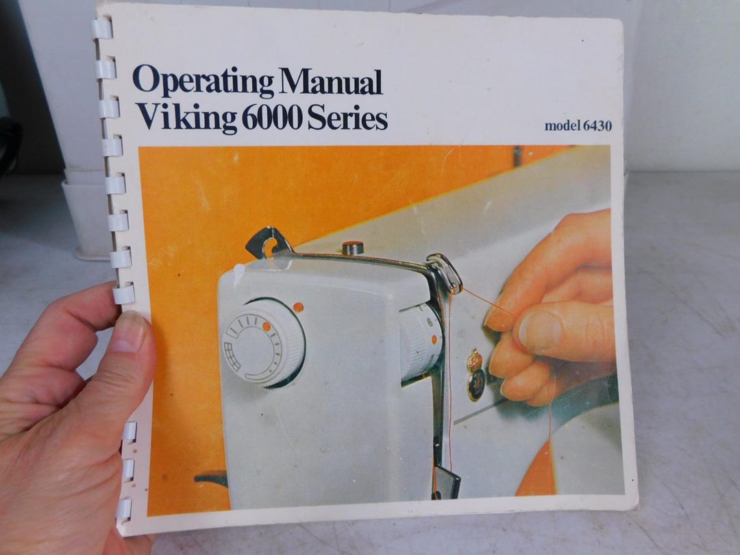 Viking 6000 Series Sewing Machine Operating Manual 59 Pp - Etsy