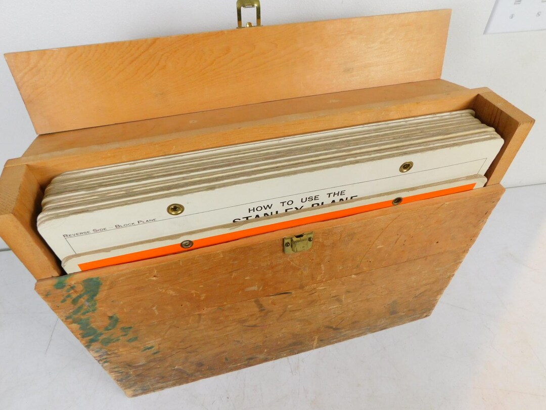 Lot of 7 Stanley Hand Tools Use Charts 1920s-1930s 2 Sided Signs ...