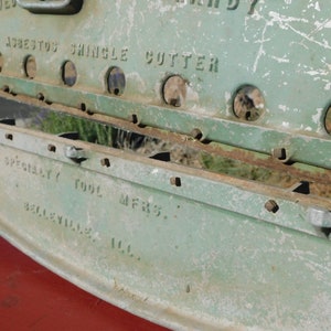 VINTAGE Specialty Tool Improved Asbestos Shingle Cutter Model F Cast ...