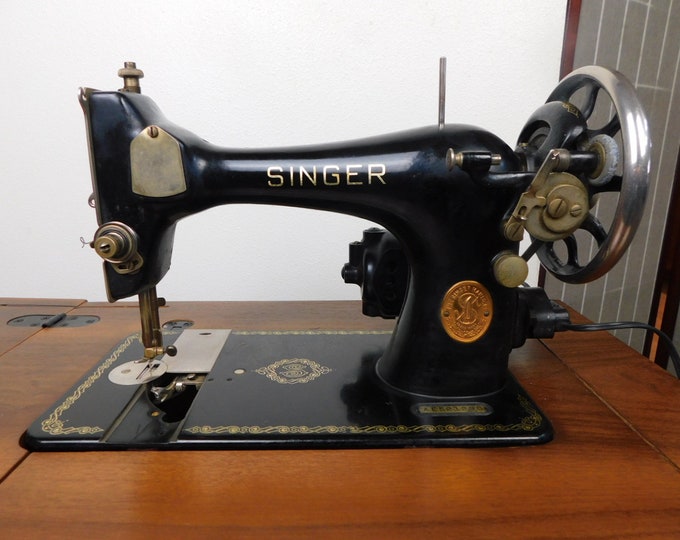 Machine Only Antique 1937 Singer 128 Sewing Machine Electric - Etsy
