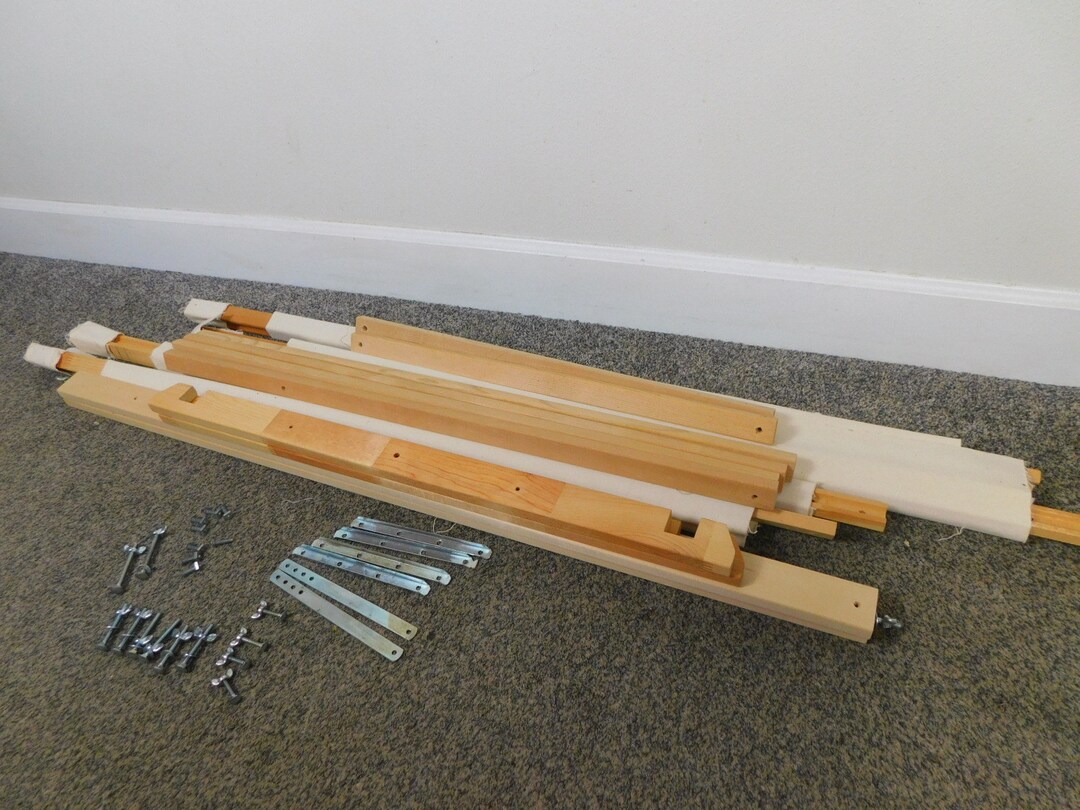 Vintage NOS Edmunds Maple Quilting Frame 5560D 82' Wide Extension Kit ...