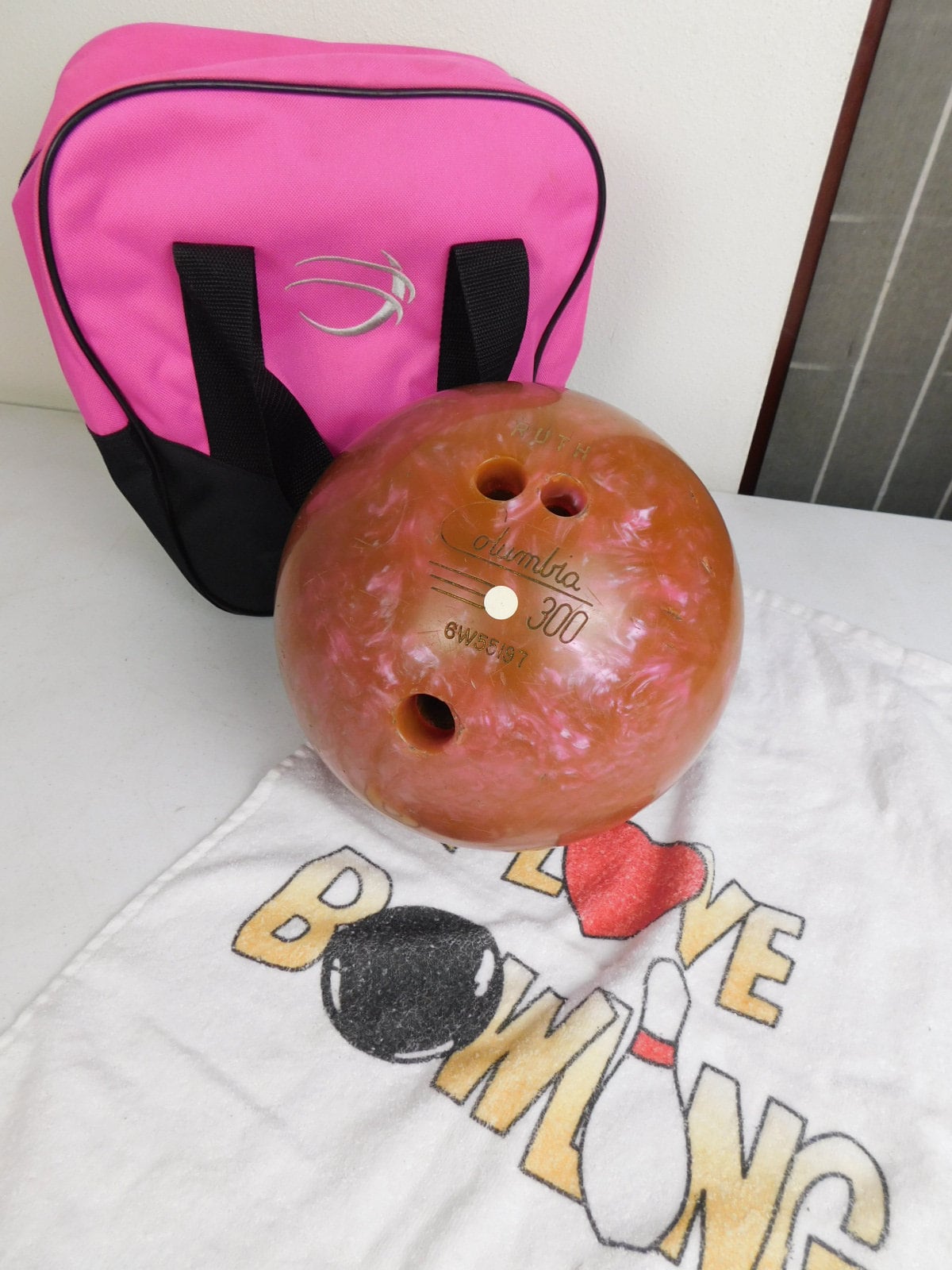 Pink Bowling Ball