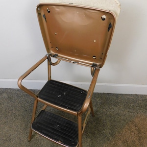 1950s Cosco Kitchen Stool W Step Ladder EASY Lift up Seat All in One - Etsy