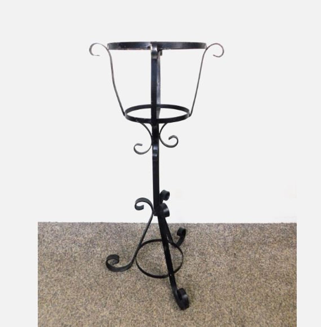 30 T Iron Pedestal Planter Pot Stand Stand Scroll Feet 4 Repair - Etsy