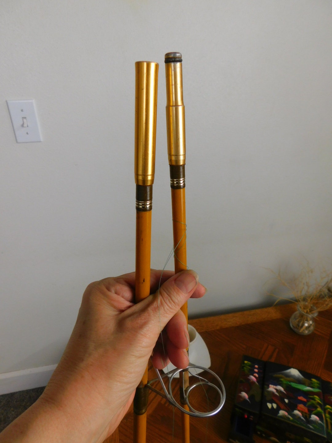Vintage Bob Rudd Reeder Fishing Pole Rod 8.6FT 2 PC Pole Vancouver WA ...