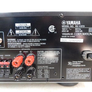 Yamaha HDMI Surround AV Receiver Ampli-tuner RX-V373 Works Great ...