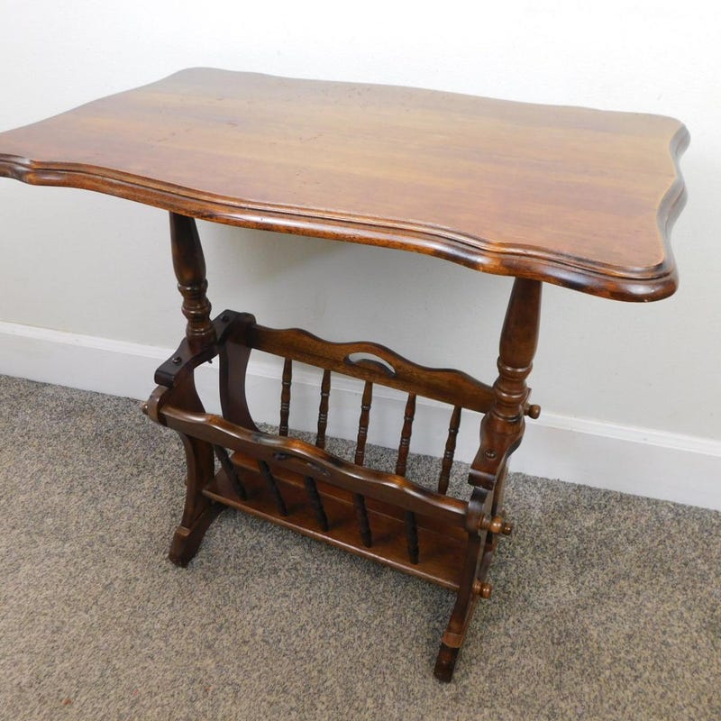 Magazine Rack Table - Etsy