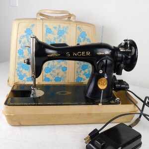 Singer 15-91 Centennial Sewing Machine 1949 Works Great! W Carrying ...