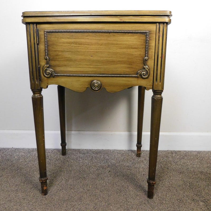 Antique Sewing Table - Etsy