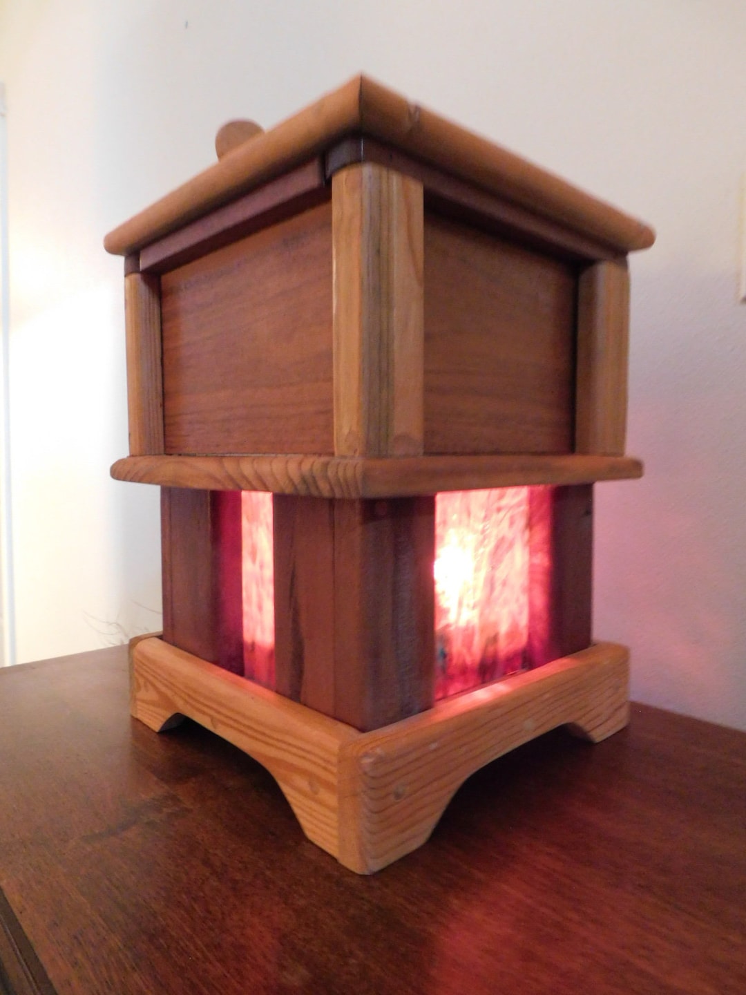 VTG Unique Retro Mission Crafts Style Solid Wood Box Mood - Etsy