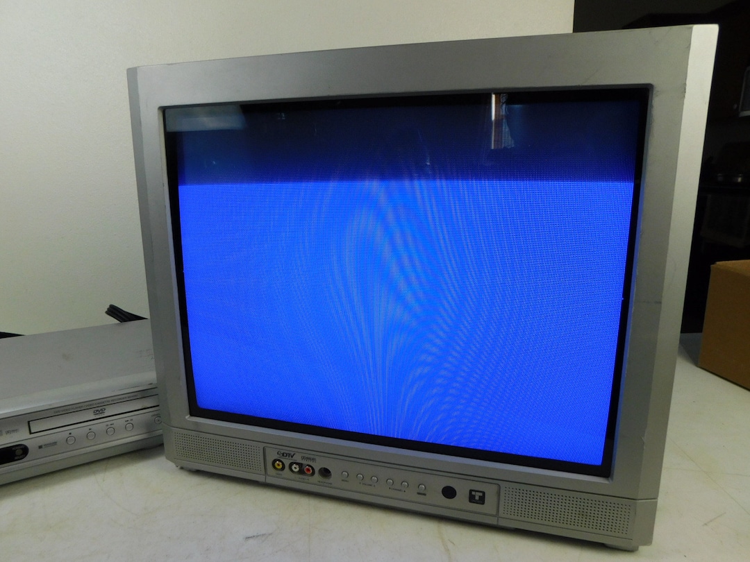 20 Color TV Television CRT Flat Screen Tested Works '08 Vtg Gaming ...