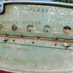 VINTAGE Specialty Tool Improved Asbestos Shingle Cutter Model F Cast ...
