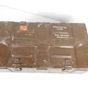 Large Industrial Heavy Duty Ammo Box 25x13x8 Chest Trunk Storage ...
