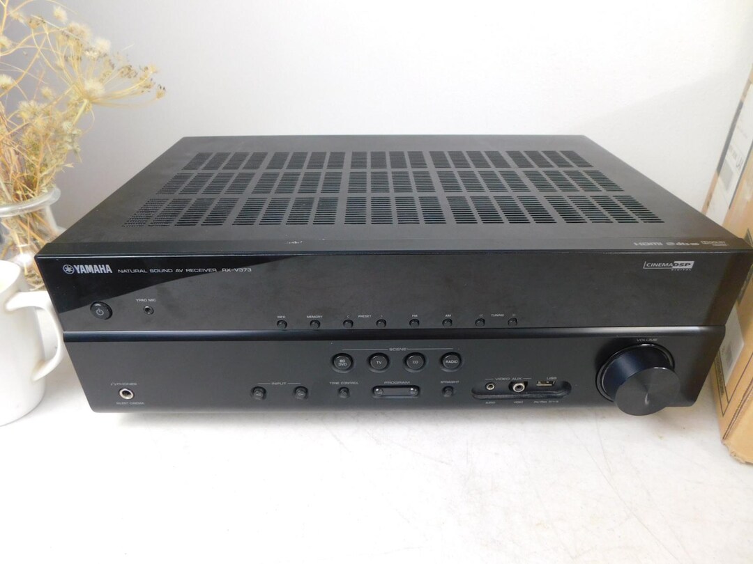 Yamaha HDMI Surround AV Receiver Ampli-tuner RX-V373 Works Great ...