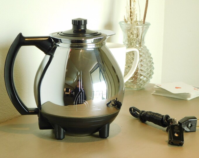 Mid Century Modern Chrome Sunbeam Coffeemaster C30B Heater Hot Water ...