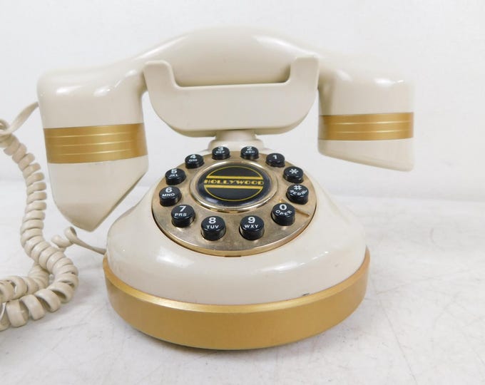 Repro Columbia Tel-com Tabletop Princess Push Button Telephone Phone - Etsy