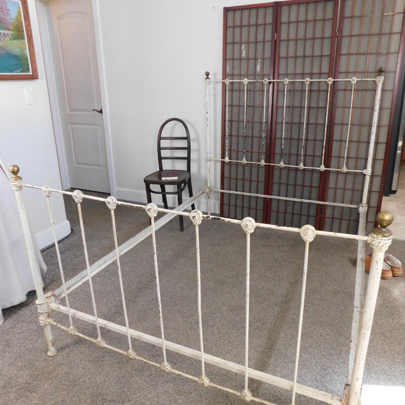 Antique Metal Bed Frame - Etsy