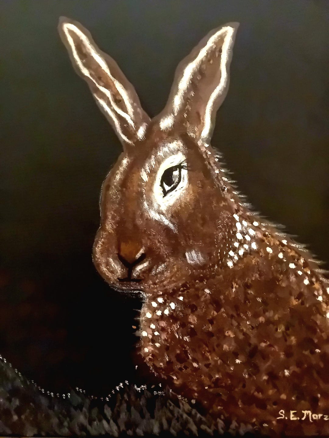 Original Cotswold Hare Painting and Prints Available - Etsy