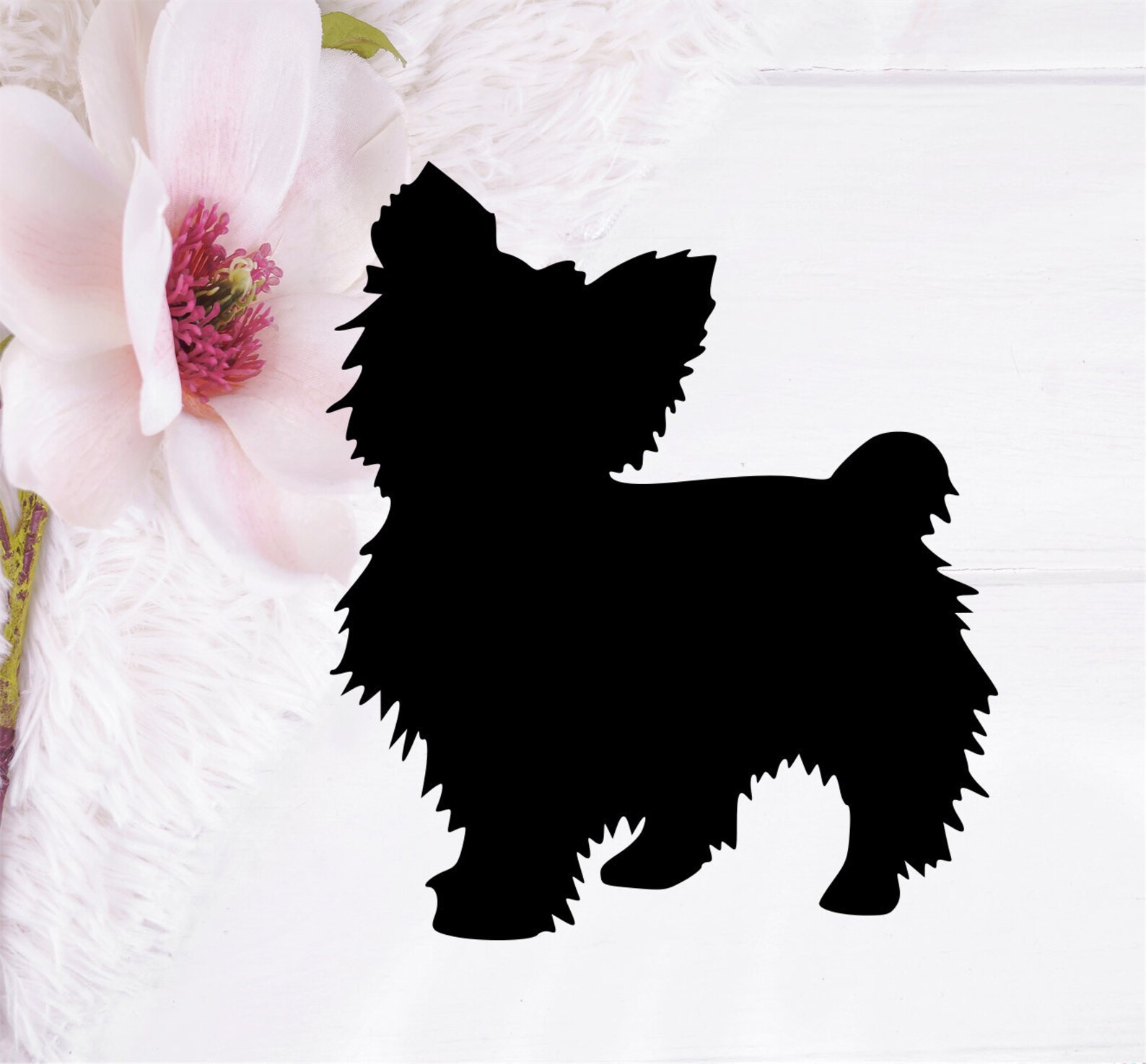 Yorkie Silhouette Bundle, Yorkie SVG, Yorkie PNG, Yorkie DXF, Yorkie ...