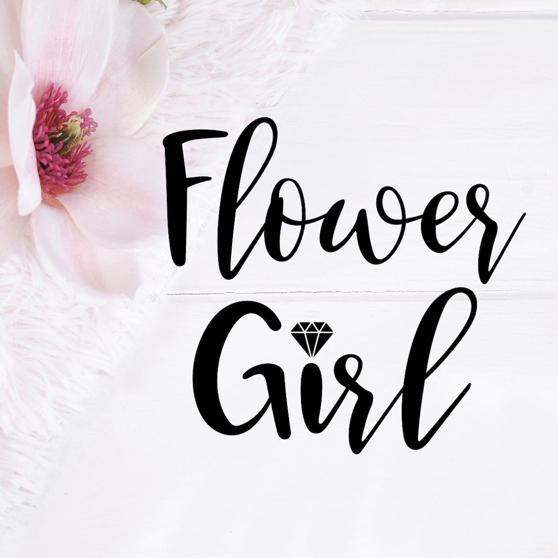 Flower Girl SVG, Wedding SVG, Wedding Cut Files, Flower Girl Cut File ...