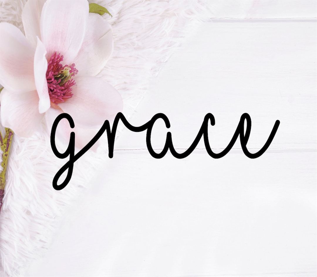 Grace Cut File, Motivational PNG, Grace SVG for Cricut, Grace Svg ...