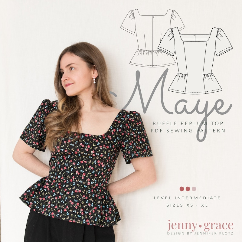 Peplum Pattern - Etsy